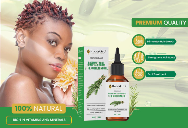 Buy RootsGro Natural Hair Growth Oil & Serum - 100% Pure Organic